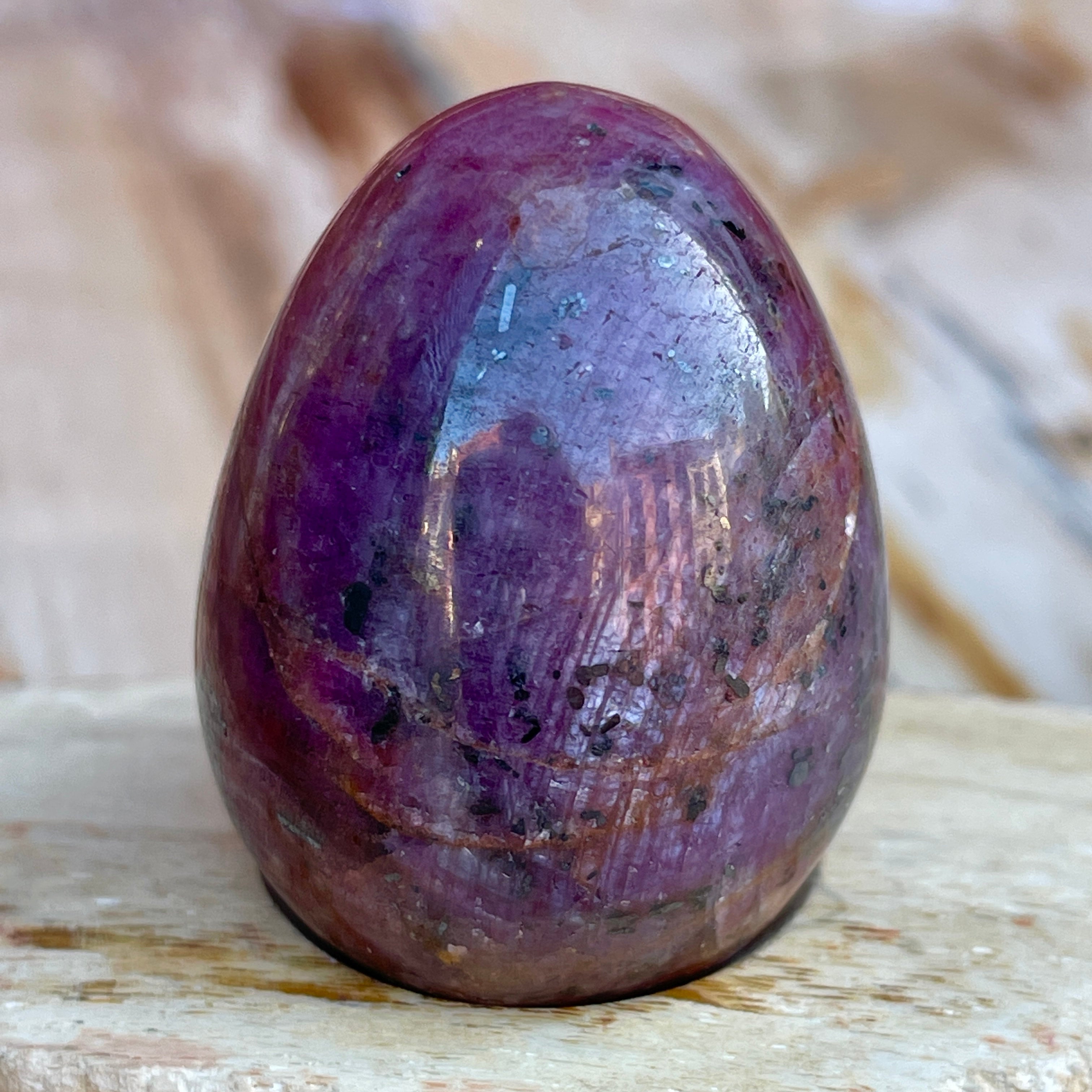 Ruby Premium Polished Eggs | Earth Odyssey