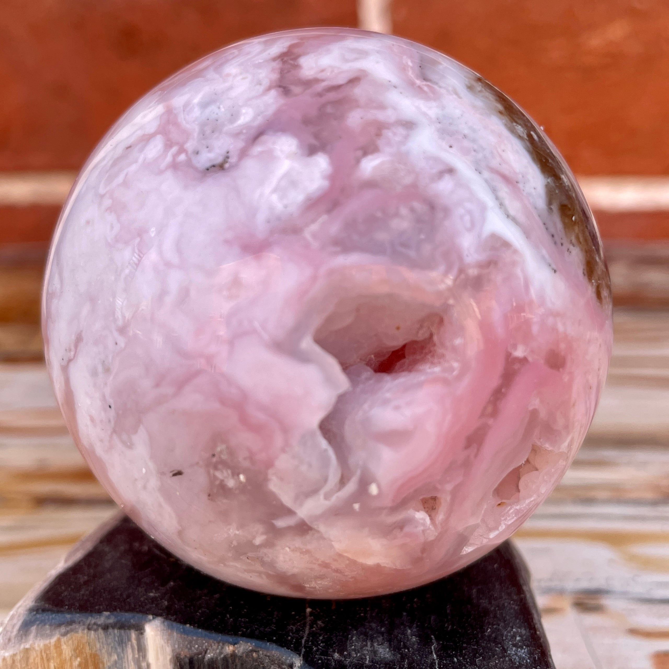 Pink Opal Polished Spheres | Earth Odyssey